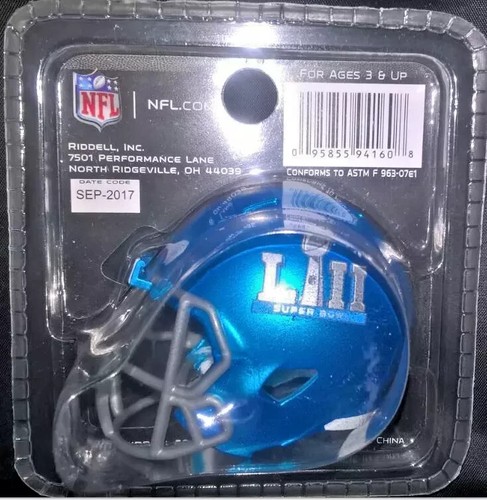 Super Bowl 52 Riddell Pocket Pro Helmet EXTREME RARE 2018 Eagles new in ...