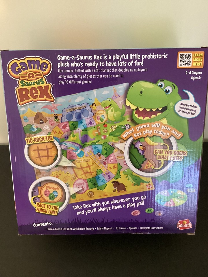 Game A Saurus Rex By Goliath 10 Different Games Dinosaur New Toys Boys ...