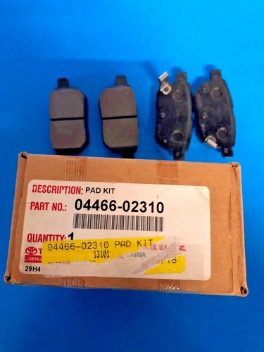 GENUINE TOYOTA 0446502240 COROLLA(12-17)MATRIX(12-14) BRAKE PADS KIT ...
