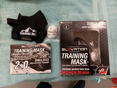 Elevation Training Mask High Altitude Simulation Size Medium Open Box ...