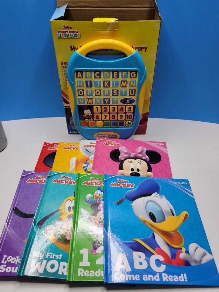 Mickey Mouse Clubhouse: My First Smart Pad Library & 8 Books ...