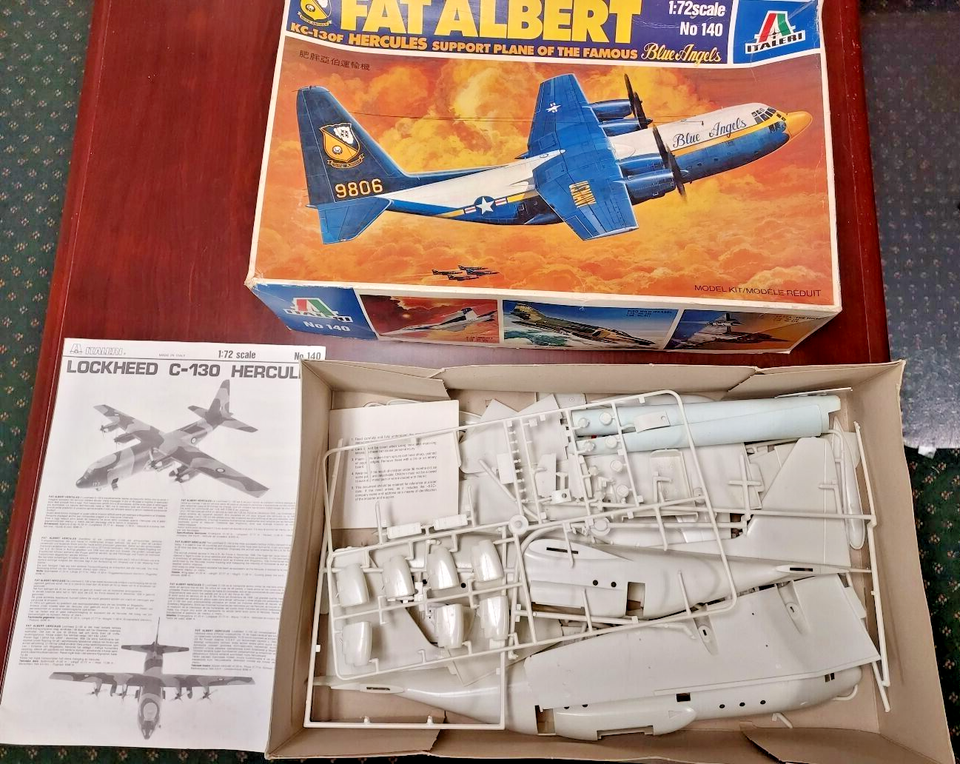 Italeri Model Kit 140 1:72 Scale Fat Albert KC-130F Hercules | eBay