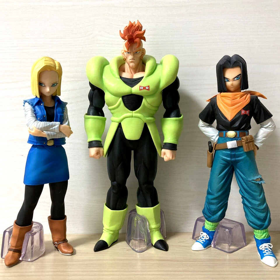 Dragon Ball EX Android 16 17 18 Figure Ichiban Kuji Fear of Android A B ...