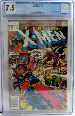 X-Men 110 Marvel Comics 4/78 Phoenix Joins X-Men Dave Cockrum Art CGC 7 ...