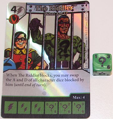 Foil THE RIDDLER: WHAT AM I? 76/124 Batman Dice Masters DC | eBay
