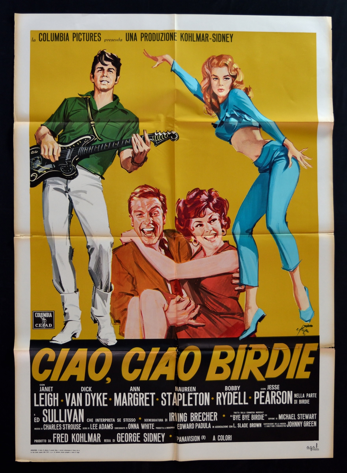 Manifesto Ciao Birdie bye Bye George Sidney Margaret Leigh And Sullivan ...