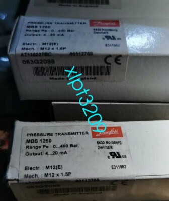 MBS1250 063G2088 danfoss Pressure Transmitter NEW DHL or FedEx | eBay