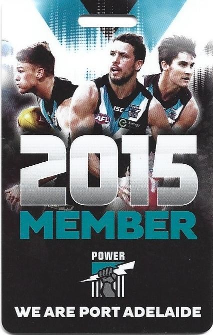 2014-2016 PORT ADELAIDE FC POWER VICTORIAN ADULT MEMBERS TICKETS FREE ...