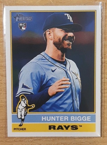 2025 TOPPS HERITAGE HUNTER BIGGE ROOKIE #256 TAMPA BAY RAYS | eBay