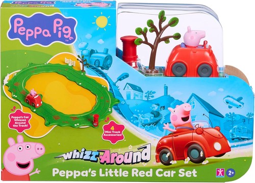 Peppa Pig Whizz Around La Petite Voiture Rouge De Peppa Set De Piste ...