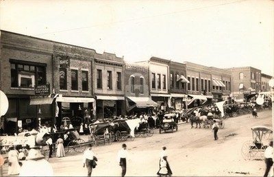 Main Street View Harvard IL Illinois Downtown RPPC Photo Postcard COPY ...