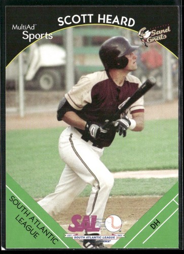 Scott Heard 2002 SALLY South Atlantic League Top Prospect Set | eBay