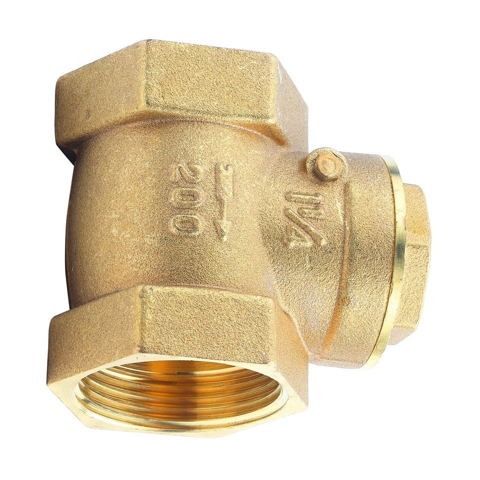 Dn32 Female Thread Brass Check Valve Non Return Valve Swing Check 1-1 ...
