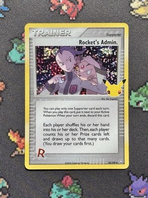 Rocket’s Admin 86/109 Celebrations Classic Collection Holo Trainer ...
