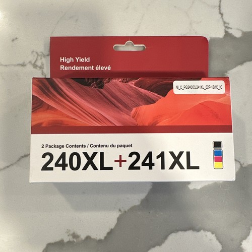 PG-240 XL/CL-241 XL Ink Cartridges Compatible with Canon 240XL 241XL ...