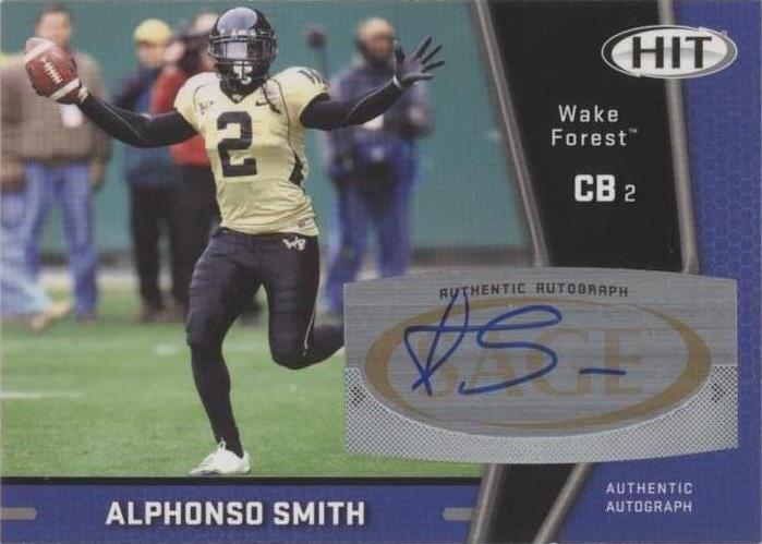 2009 SAGE Hit - Autographs Alphonso Smith #A22 (AU, RC) for sale online ...