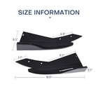 Front Bumper Lip Spoiler Splitter Side Skirt For Mazda 2 3 5 Body ...