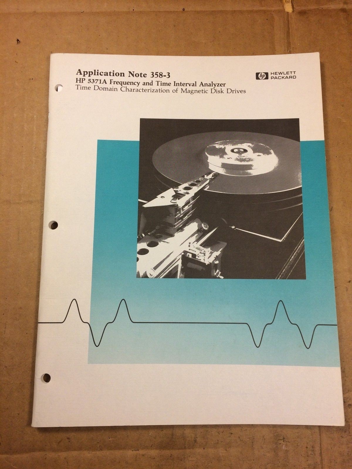 HP 5371A Application Note 358-3 Manual Original Factory Paper Frequency ...