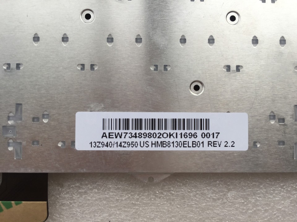 New Original LG US Keyboard for LG Gram 14Z960 Laptop | eBay