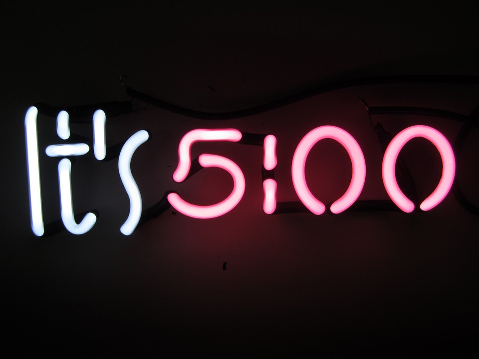 New Neon clock sign sculpture Transformer Power supply output 3,000 ...