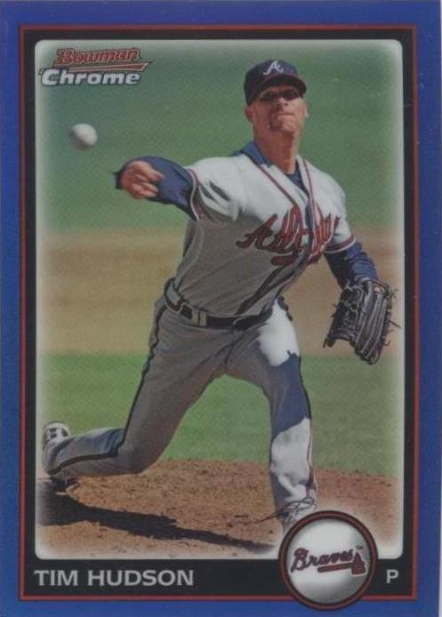 2010 Bowman Chrome - Tim Hudson #111 Blue Refractor /150 for sale ...