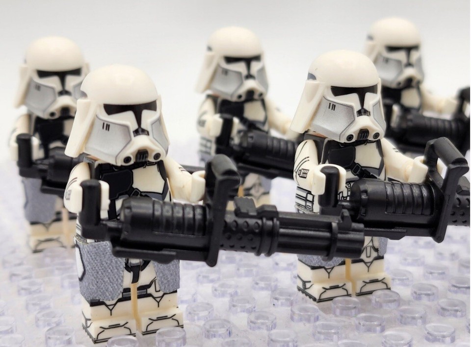 CUSTOM Star Wars Heavy Assault Clone Trooper Brick Minifigure | eBay
