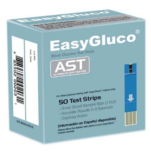 EasyGluco Blood Glucose Test Strips - 50 EA for sale online | eBay