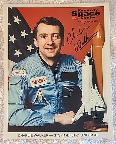 ASTRONAUT CHARLES Charlie WALKER DISCOVERY SHUTTLE STS-41D 51-D and 61 ...