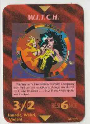 W.I.T.C.H. INWO Illuminati New World Order Card Game Unlimited Common ...