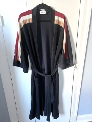 Knothe Velour Robe, OS | eBay