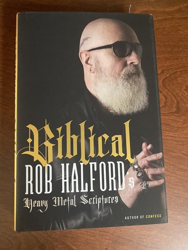 Rob Halford Signed Book Autographed Judas Priest Biblical | eBay