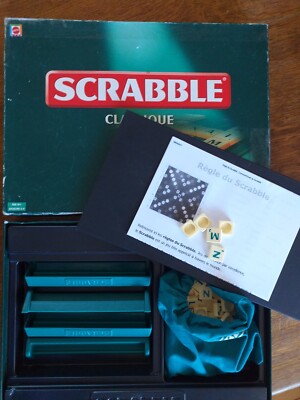 SCRABBLE Classique. Mattel. Version Française. | eBay