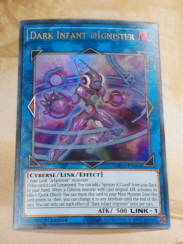 Dark Infant @Ignister MP22-EN086 Yu-Gi-Oh! Foil Holo Ultra Rare Nice ...