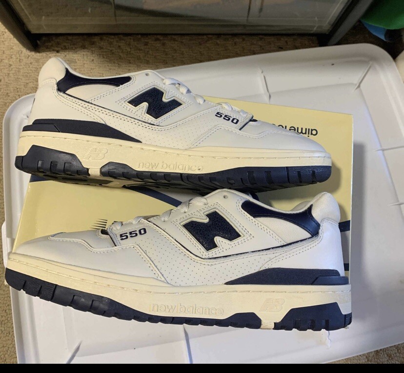 Aime Leon Dore ALD X New Balance 550 - White/Navy - U… - Gem