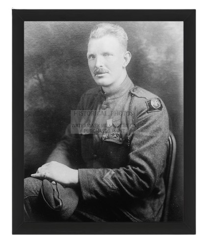 ALVIN C. YORK SERGEANT YORK MEDAL OF HONOR RECIPIENT WW1 8X10 FRAMED ...