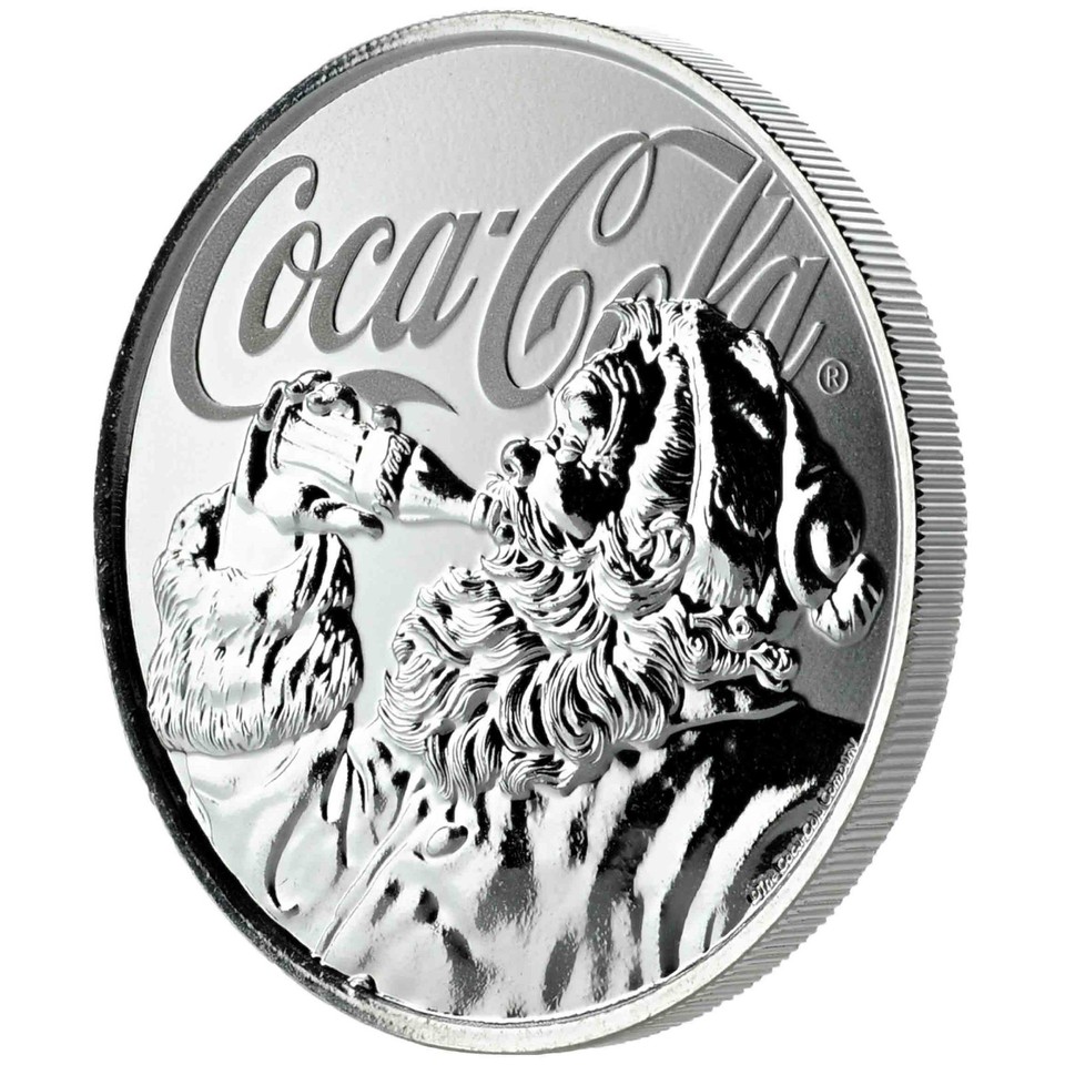 2019 1oz .999 Silver Coca-Cola® Holiday Coin - Limited Mintage ...