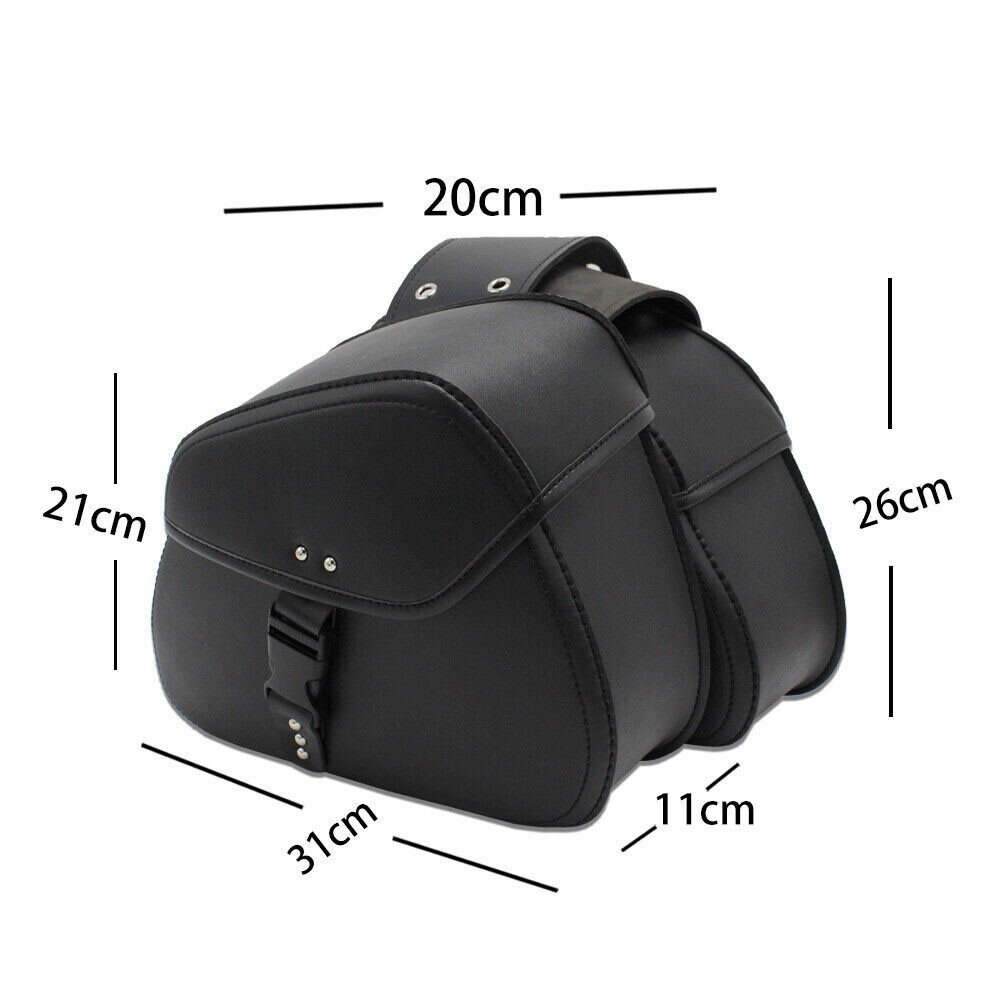 Motorcycle Throw Over Tool Bags Saddlebags For Harley Sportster XL 883 ...