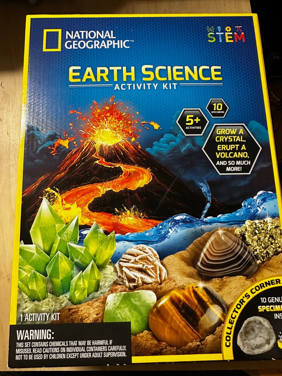 NATIONAL GEOGRAPHIC MEGA Earth Science Kit 15+ Experiments & Stem ...