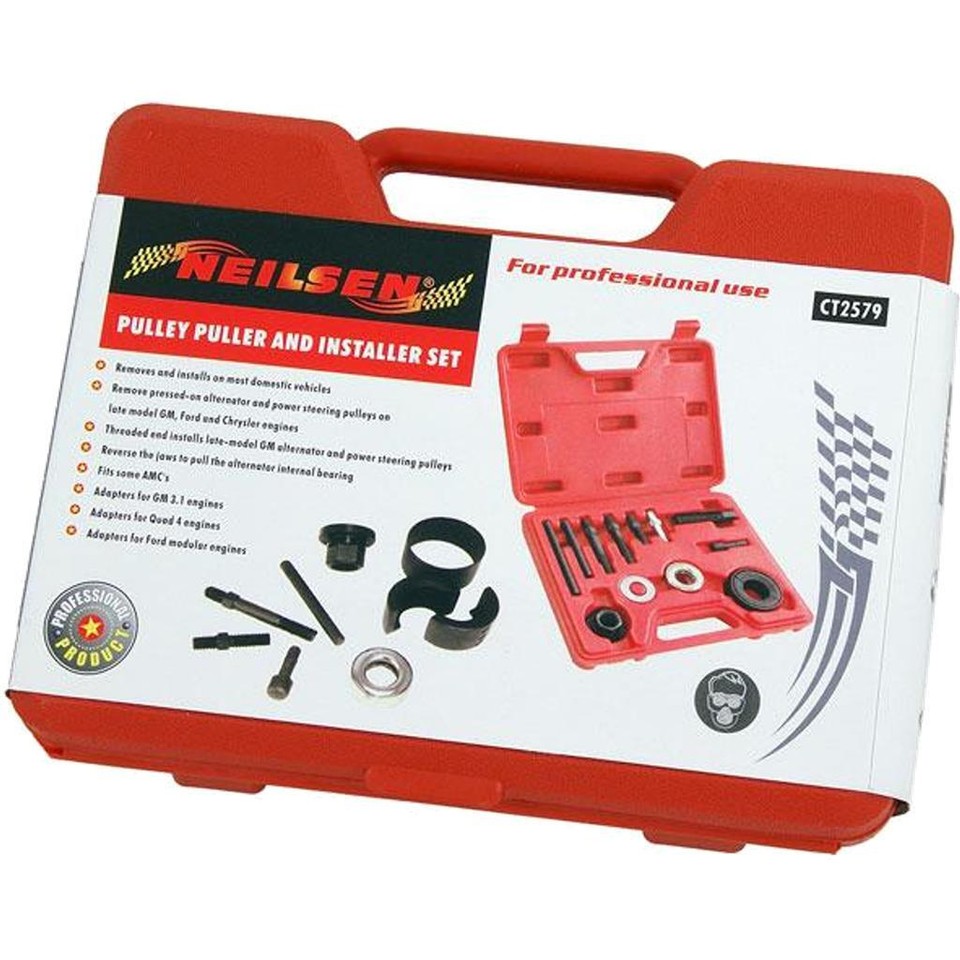 Neilsen Car Vehicle Power Steering Pulley Puller And Installer Tool Kit ...