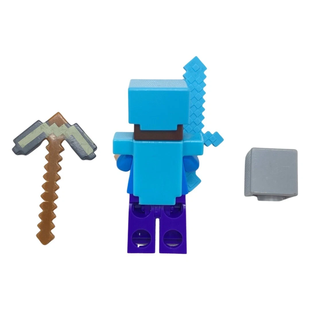 Minecraft Steve With Diamond Sword And Armor