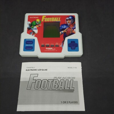 Tiger Electronics Play Action Football 1994 LCD Game - Still Works! | eBay
