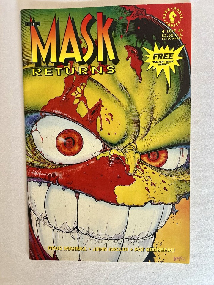 The Mask Returns Comics #1, #2,#3, #4 (1992-1993) Dark Horse Comics ...