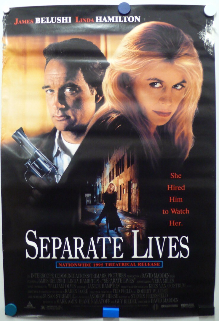 SEPARATE LIVES 1995 James Belushi, Linda Hamilton, and Vera Miles-Poster | eBay