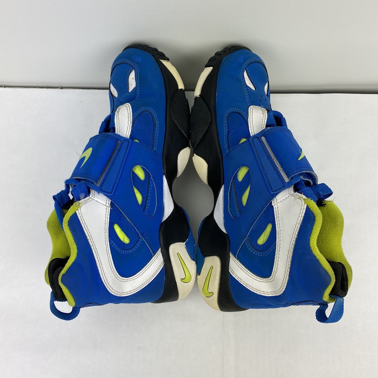 Nike Air Diamond Turf II 2 Style 488294-431 Cyber Blue Green Mid Youth ...