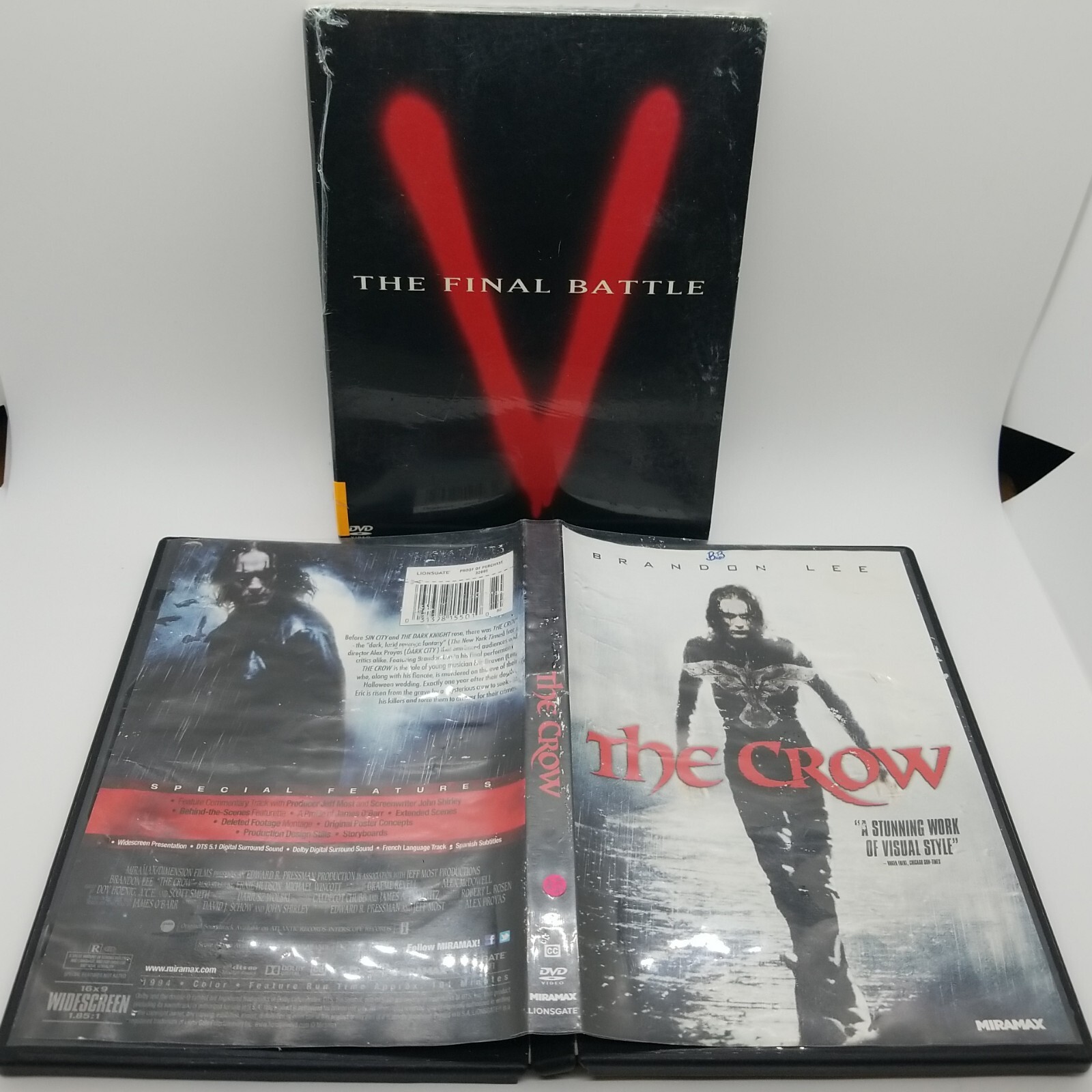 2 SciFi DVDs - V: The Final Battle (2002, 2-Disc Set Widescreen) & THE ...