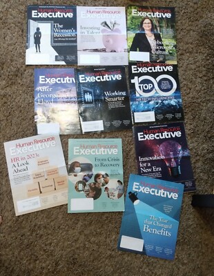 *10-Magazines* Human Resource Executive Magazine 2021-2022 | eBay
