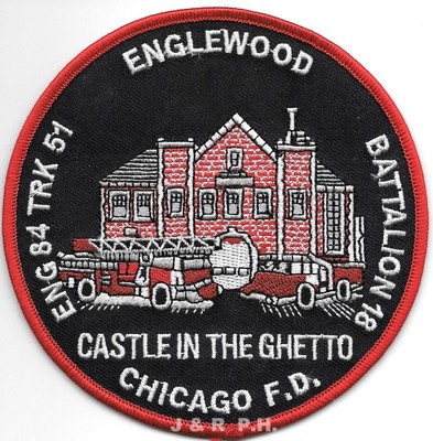 Chicago Engine-84 / Tr-51 "Castle in Ghetto", Illinois (4.5" round ...