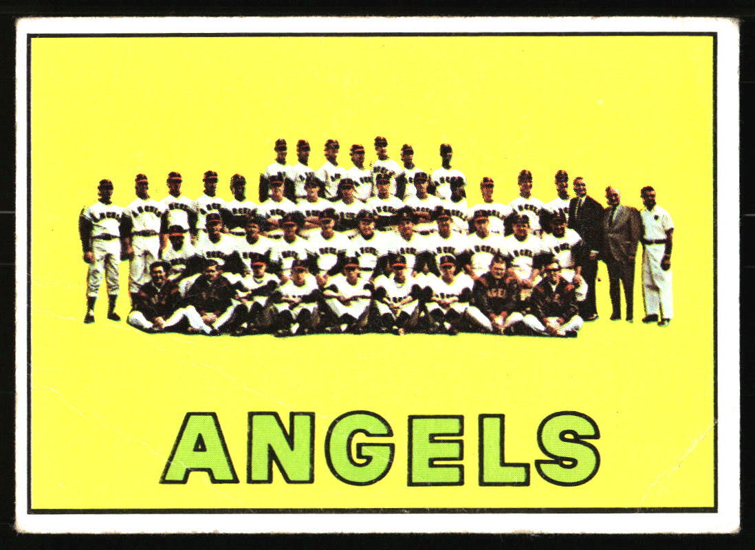 1967 Topps California Angels Team Checklist #327 L2 | eBay