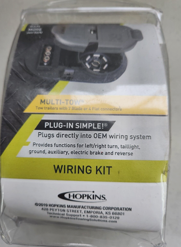 Hopkins 40974 Multi-Tow 7 Blade & 4 Flat Female Connector Exact Fit for ...
