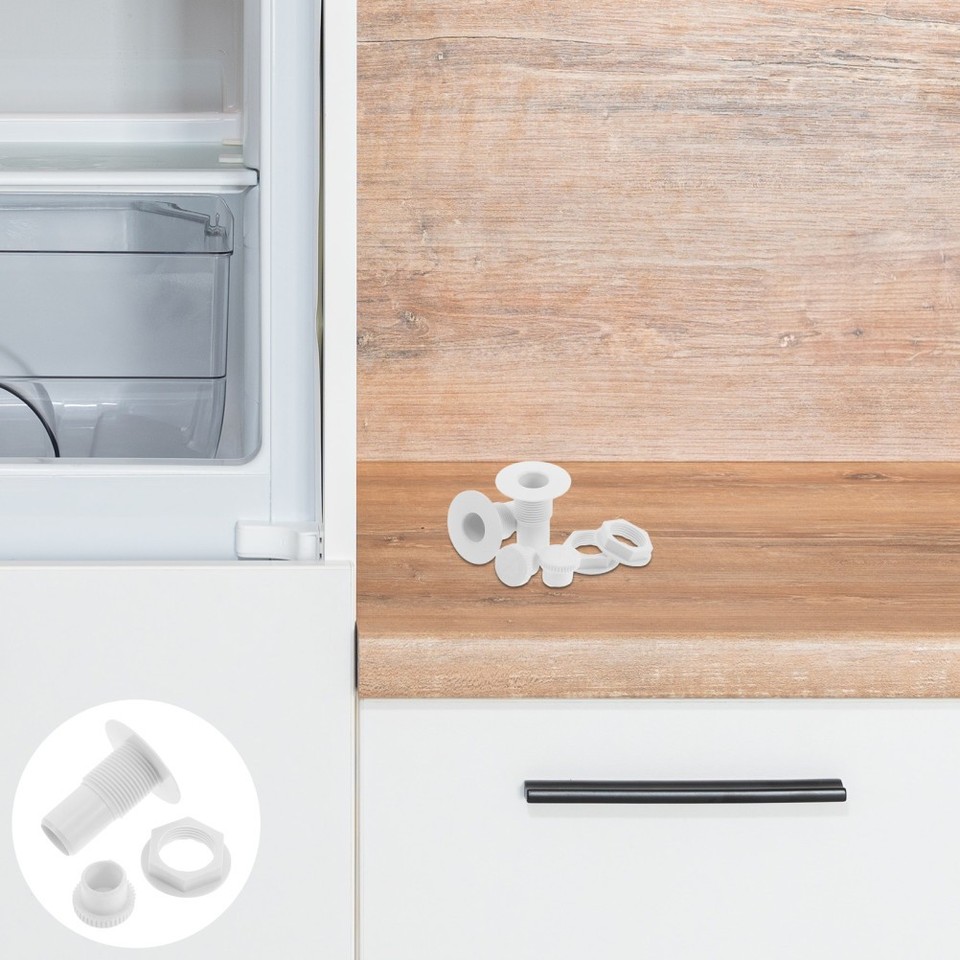 2 Sets Freezer Drain Plugs: Replacement Plastic Chest Freezer Hole Plug ...